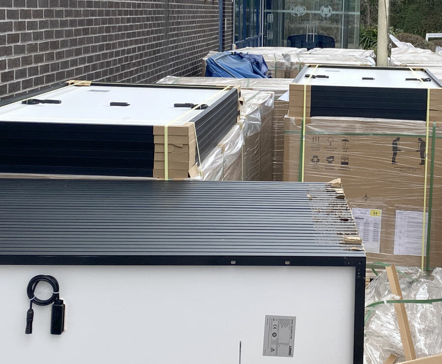 Solar Panel Installation Continues - British Motor heritage