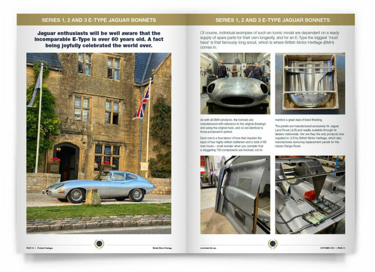 BMH Brochures - British Motor Heritage