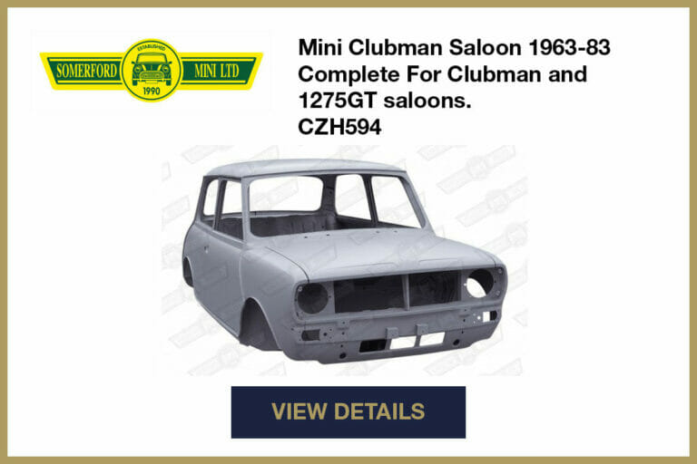 Bodyshell Stock Availability - British Motor Heritage Limited
