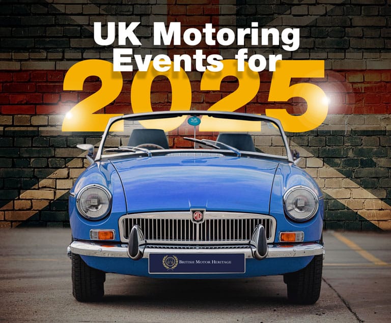 Key dates every British motor enthusiast | British Motor Heritage